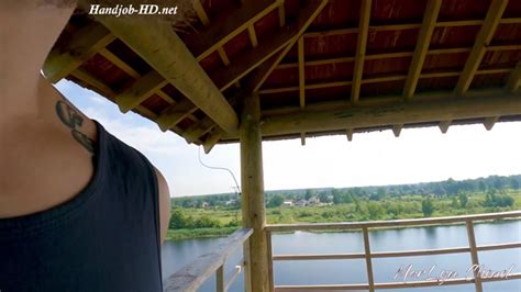 Risky Blowjob On Observation Tower Marlyn Chenel Handjob Porno