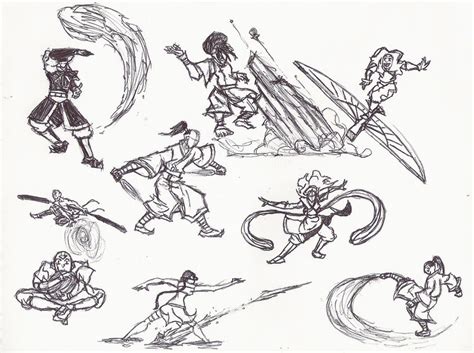 Avatar Bending Doodles By Moptop4000 On Deviantart