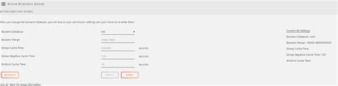 active directory extras plugin allows tweaking some ad settings in