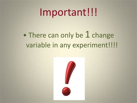Scientific Method Variables Part 1 Pptx