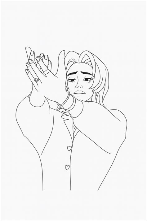 케이팝데몬헌터스 색칠공부 케데헌 색칠도안 사자보이즈 네이버 블로그