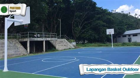 harga borongan pembuatan lapangan basket promo 2024