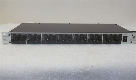 Behringer Splittermixer Mx 602 Grey Black Reverb
