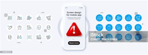 건강한 얼굴 Electric 앱 및 기술 문서 라인 아이콘 웹 응용 프로그램의 경우 벡터 인쇄 0명에 대한 스톡 벡터 아트 및 기타 이미지 Istock