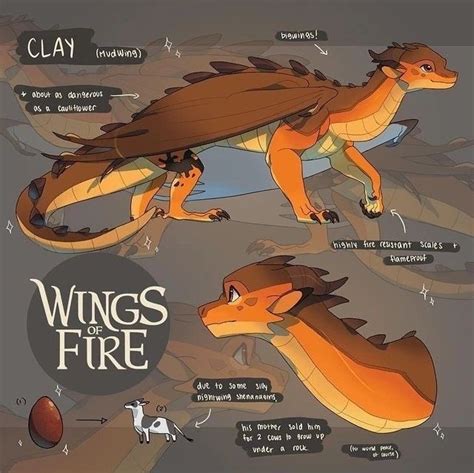 Clay Wings Of Fire I Dont Claim Authorship Of This Pin I Just Post