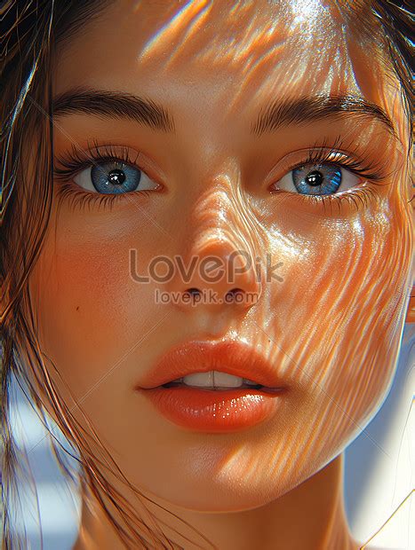 귀여운 주근깨 소녀