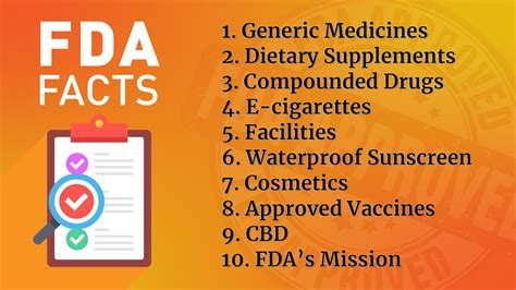 10 Facts About What Fda Does And Does Not Approve Fdafacts 1 10
