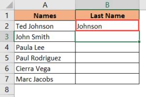 Extract Last Name In Excel 4 Easy Ways