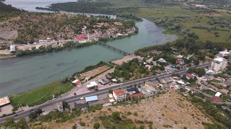 Shkoder Albania By Drone 2 26769604 Stock Video At Vecteezy