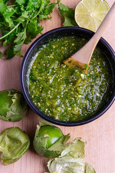 Roasted Tomatillo Salsa Verde Recipe
