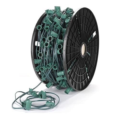 Yescom Delight Commercial 500 Ft C9 Christmas Light Spool Set Ul Listed Light Sockets In The
