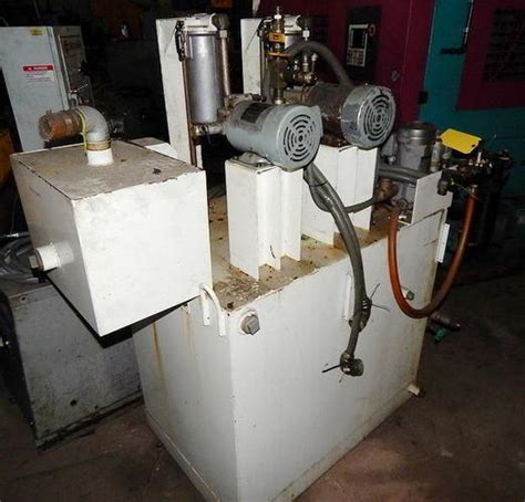 Portable Coolant Filtration Unit Sump Pump Out Return System Rolling Wheels For Sale Surplus