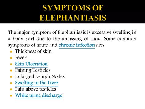 Elephantiasis Causes Symptoms Treatment And Prevention Filariasis