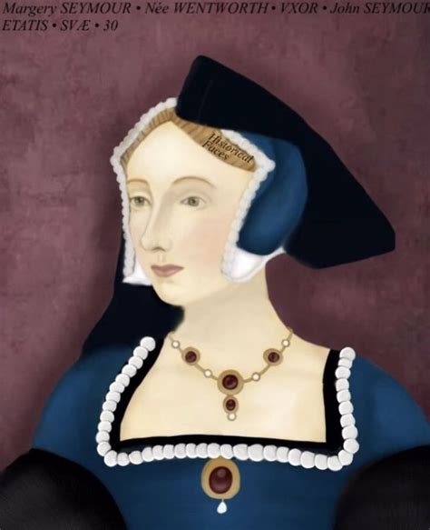 Historical Faces On Instagram Margery Seymour Née Wentworth 1478