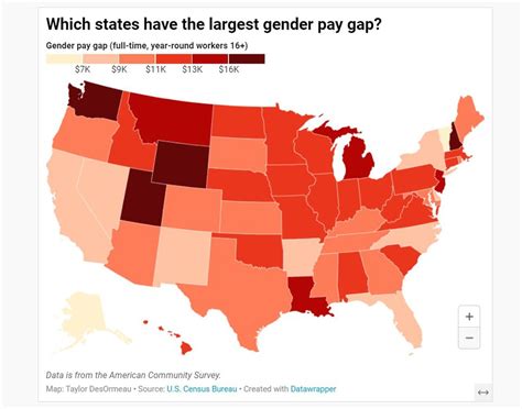 Michigan Has One Of The Largest Gender Pay Gaps In The Us