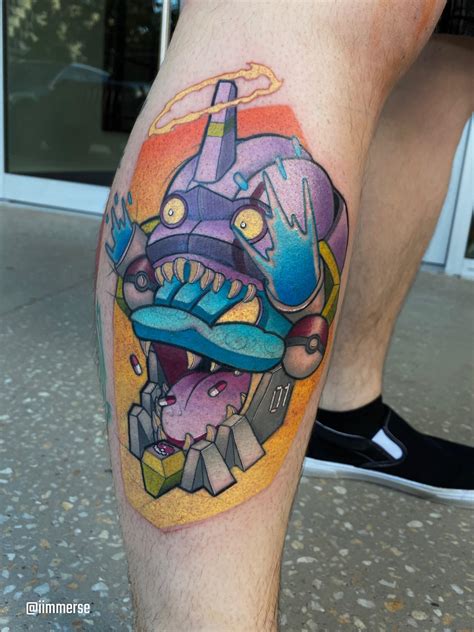 Blastoise X Eva01 Tattoo By Billy Tanos At Iimmerse Tattoo Brisbane