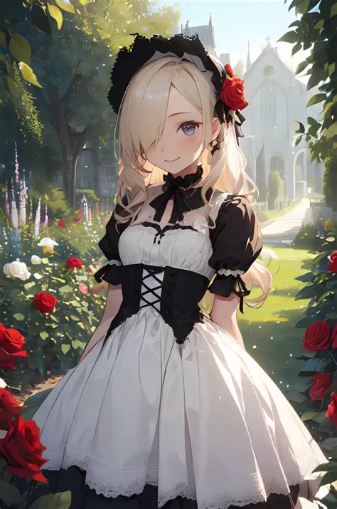Hoop Dress Girl Ai Art Pixai