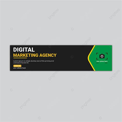 Digital Marketing Linkedin Cover Vector Template Download On Pngtree