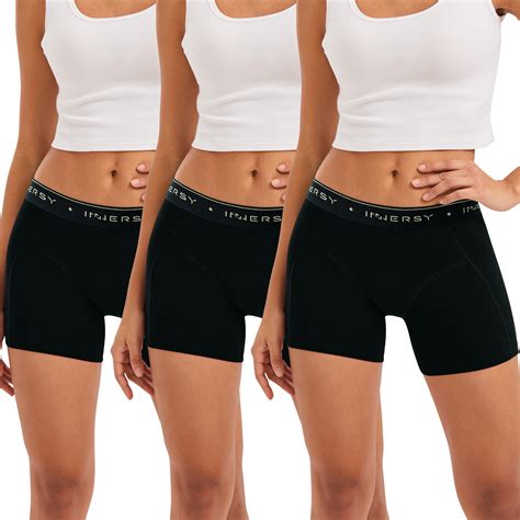 Finetoo Womens Boyshort Underwear Cotton Boxer Briefs For Ladies Full