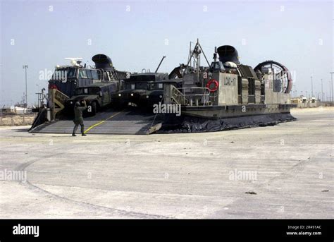 Us Navy A Member Of Assault Craft Unit Five Acu 5 Directs U S Marine
