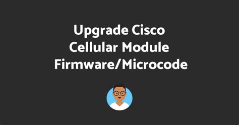 Upgrade Cisco Cellular Module Firmware Microcode Gmbytes
