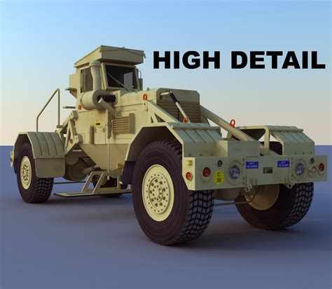 Husky Detection Military Vehicle 3d Max