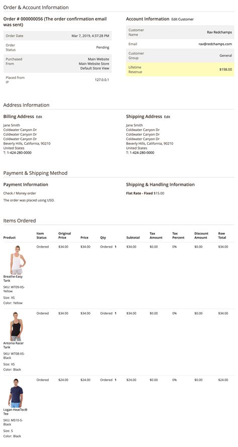 Product Images In Sales Order Magento Extension Product Images In Order Email RedChamps