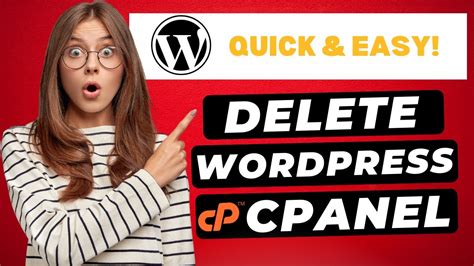 How To Delete A Wordpress Site From Cpanel 2025 🔥 Fast And Easy