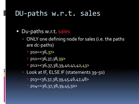 Ppt Data Flow Testing Powerpoint Presentation Free Download Id1021175
