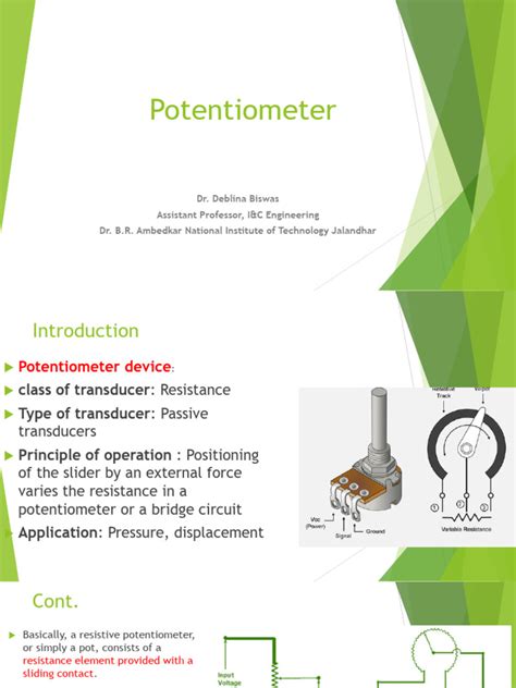 Potentiometer 1 Pdf Electrical Resistance And Conductance Applied Potentiometer 1 Pdf Electrical Resistance And Conductance Applied
