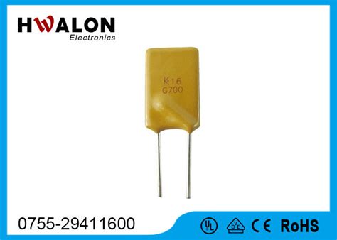Short Circuit Protection Ptc Resettable Fuse Chip Customized Lead Length