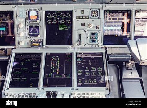 Detailed View Of The Dashboard And Center Console Of The Largest