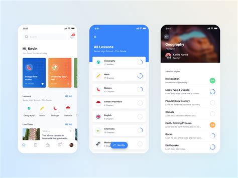 Smartdeck Dashboard Lesson List Lesson Detail By Afif ⚡️ Bimantara For Agensip Ui Ux Agency