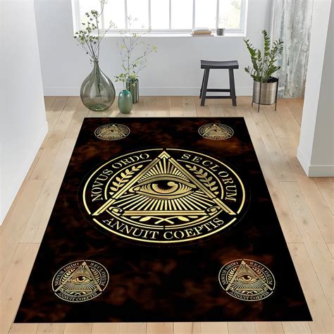 Compass Rug Compass Compass Design Rug Medallion Rug Nonslip