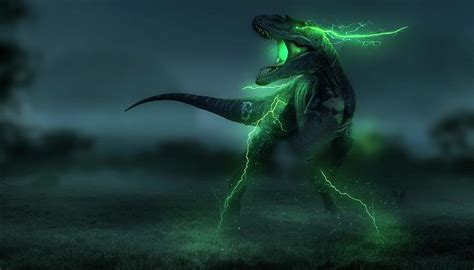 Lightning Dino Photograph By Dawn Van Doorn Fine Art America
