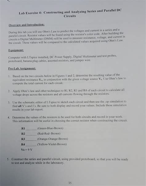 Series And Parallel Dc Circuits Lab Report