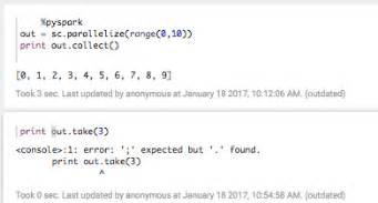 Apache Spark How To Obtain Continuity Of Context Between Adjacent Zeppelin Cells Stack Overflow
