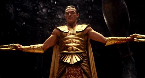 Luke Evans Shirtless Immortals