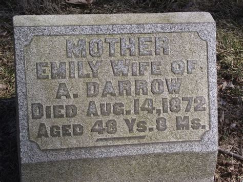 Emily Eddy Darrow 1823 1872 Find A Grave Memorial