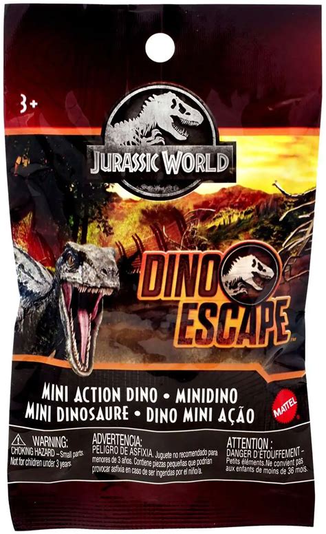Jurassic World Matchbox Dino Escape Mini Figure 2 Mystery Pack 1 Random