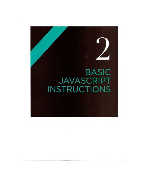 Chapter 2 Javascript Pdf