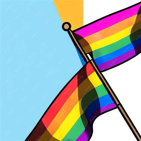 Premium Photo Pride Flag Rainbow Colours Gender Equality