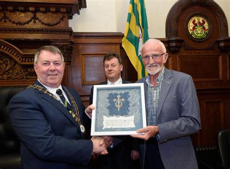 Picture Special Danny Mcdaid Honoured With Freedom Of Donegal Donegal Daily