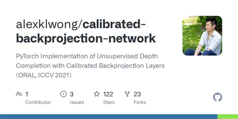 Calibrated Backprojection Network Src Train Kbnet Py At Master Alexklwong Calibrated