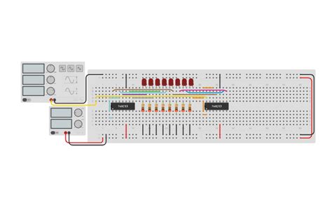 Circuit Design 8 Bit Counter With 74hc93 Tinkercad