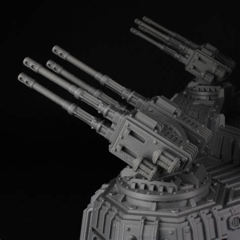 3d Printable Planetary Defense Cannon By Tesseract Tomb