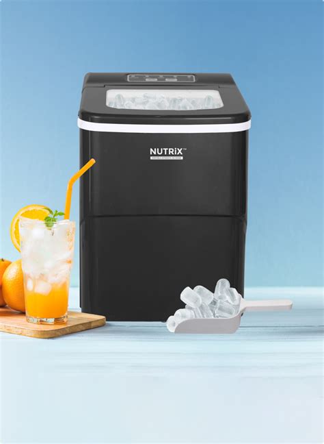 Nutrix Automatic Portable Ice Maker Grey Matter