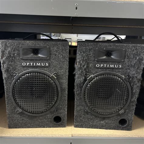 Optimus Passive Pa Speakers Pair The Local Pickup