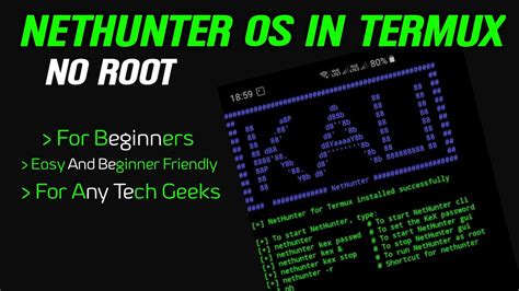 Start Cybersecurity With Nethunter Os On Termux A Non Root Guide Youtube