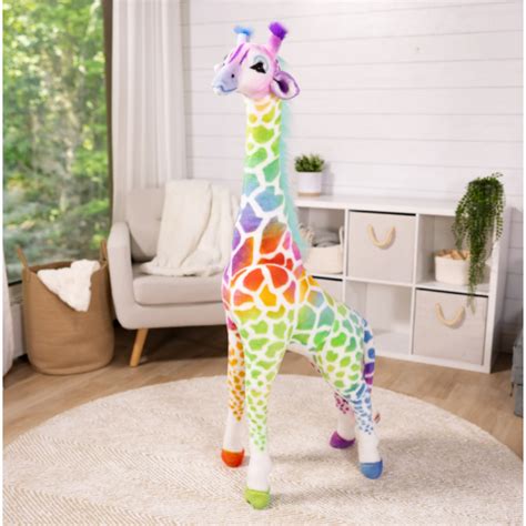 Melissaanddoug Girafa Gigant Din Plus Rainbow